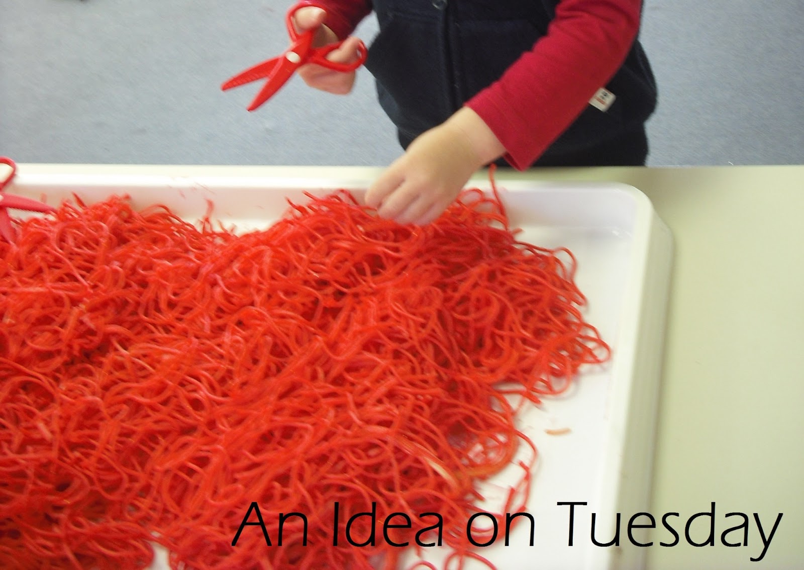 An idea on Tuesday: Learning to Use Scissors