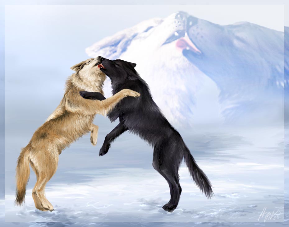 White Wolf : Jen Philpot : Exceptional artist in portraying the love ...