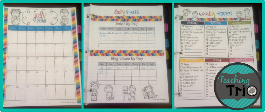 Teaching Trio: Monday Made It: EOY Gifts, TPT Planner, & a giveaway!