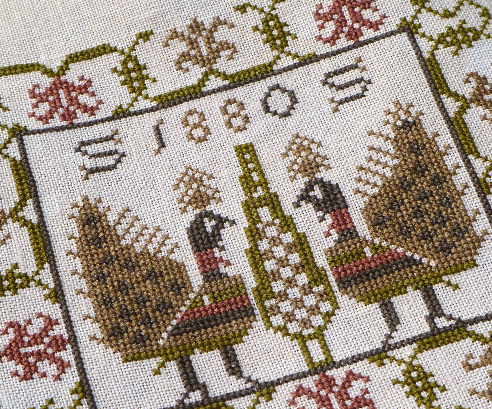 Karen's Handiwork: Goode Huswife's "The Peacock Sampler".....