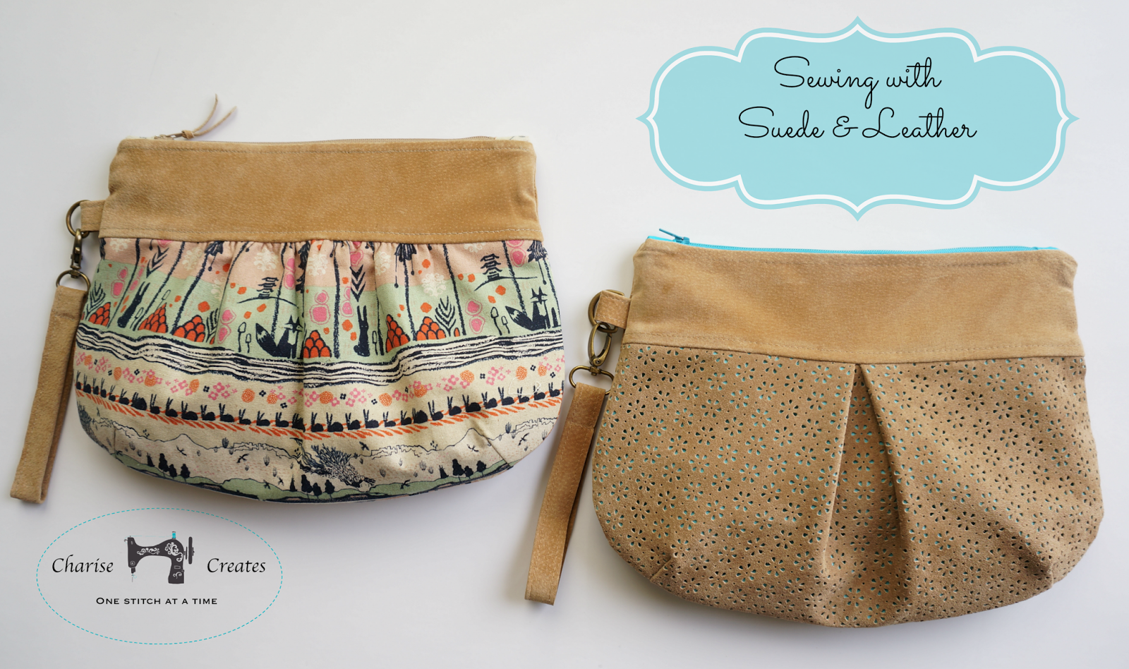Charise Creates: Tips for Sewing with Suede and Leather