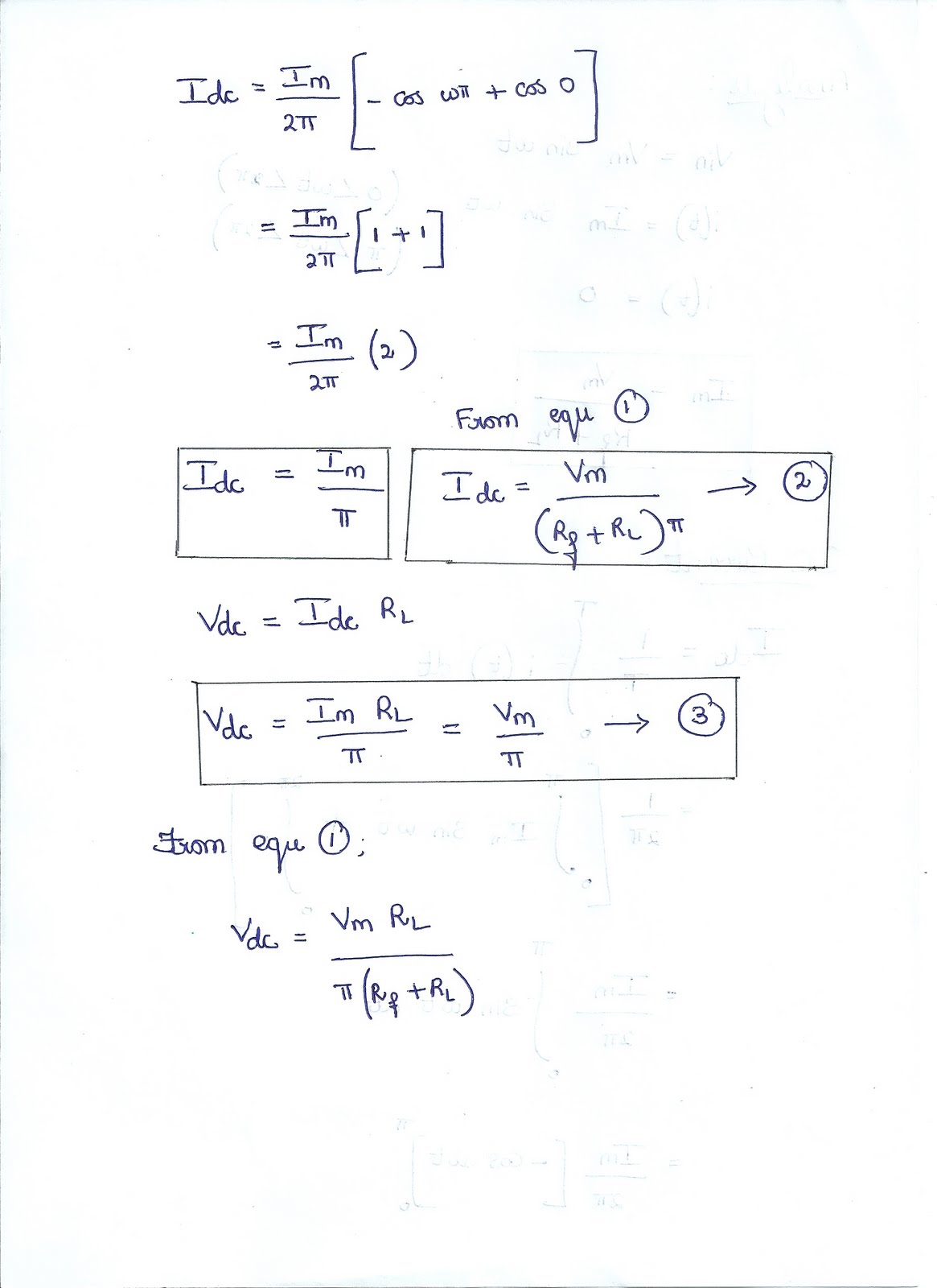 Half Wave Rectifier Analysis ~ Vidyarthiplus V Blog A Blog For