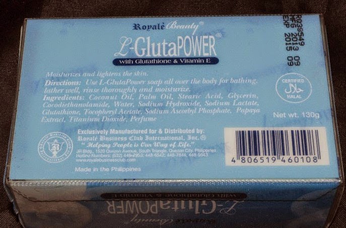 Product Review: Royale Beauty L-GlutaPOWER Soap - Rochelle Rivera