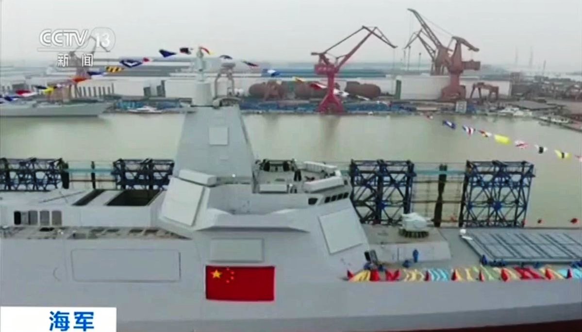 China's Most Powerfull Warship Type 055 Class Guided Missile Destroyer ...