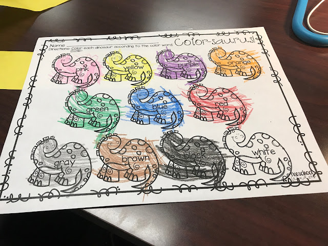 Preschool Wonders: ROAR! Dinosaur Activities!