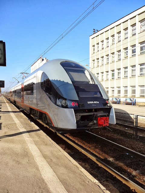 Świętokrzyski elf EN96-003 na stacji Kielce | Kolejowe Kielce