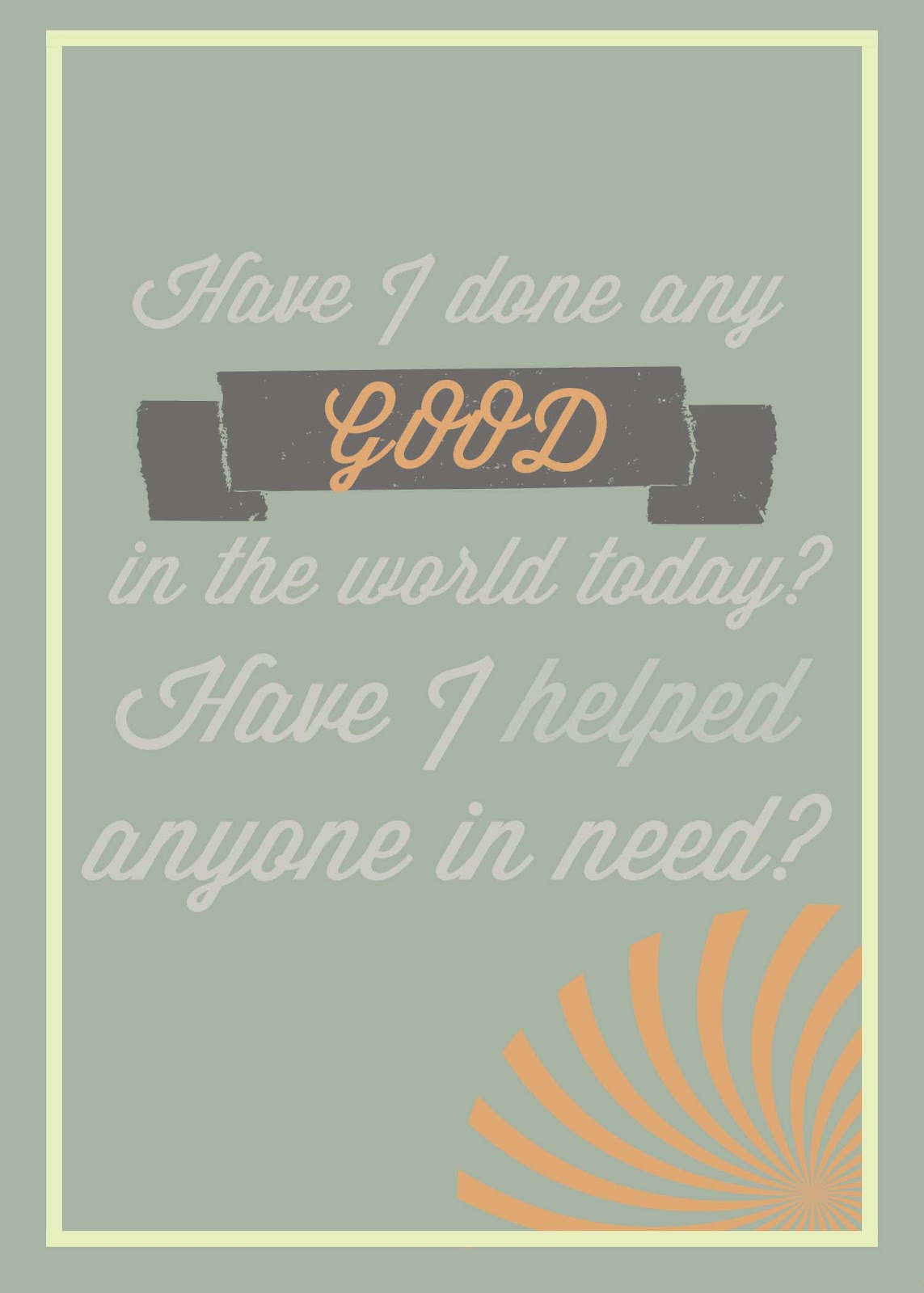 Deseret Designs: Have I done any good?