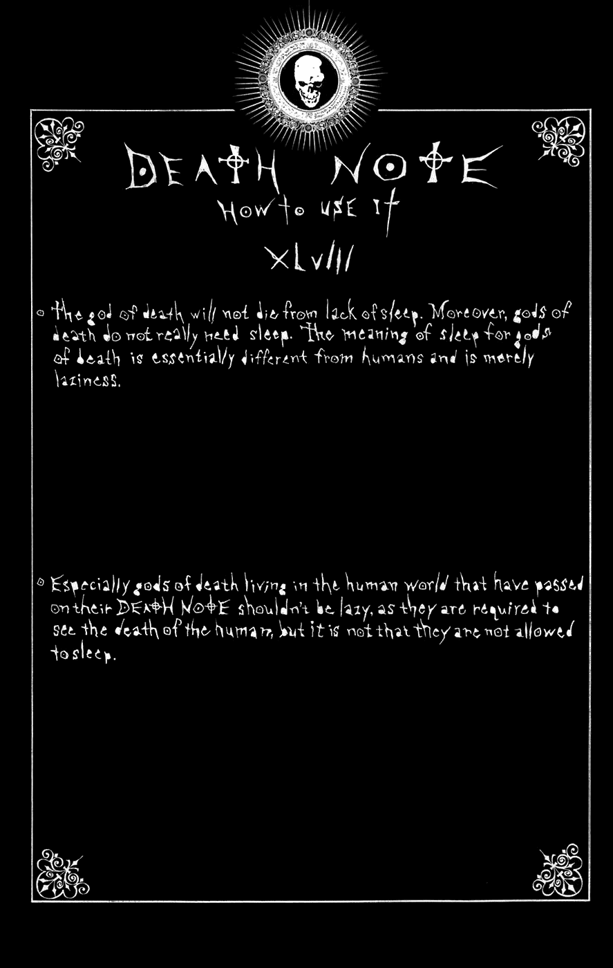 Lembar How To Use Death Note | Archive Anime