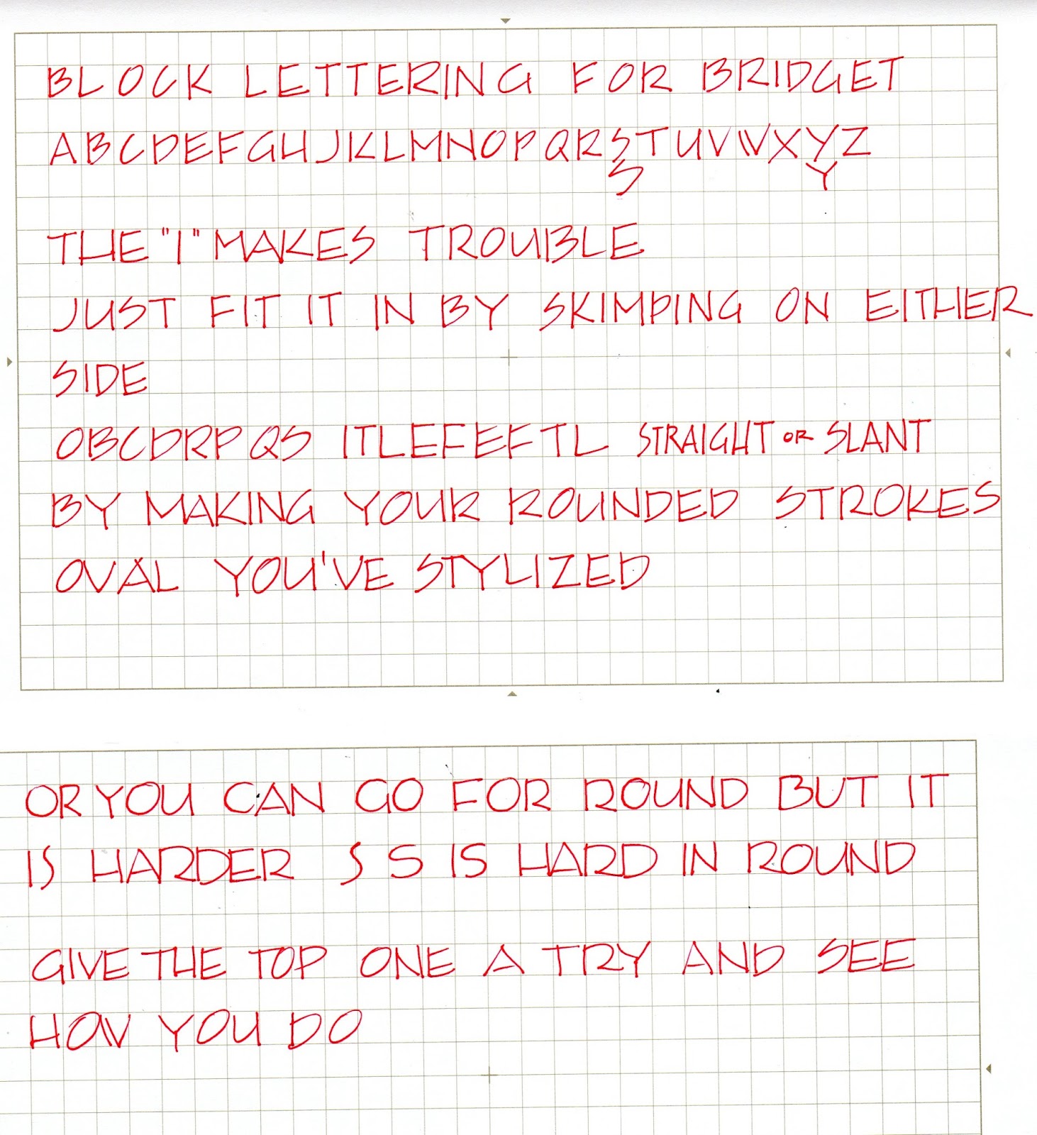 pushing the envelopes: lettering lesson for bridget