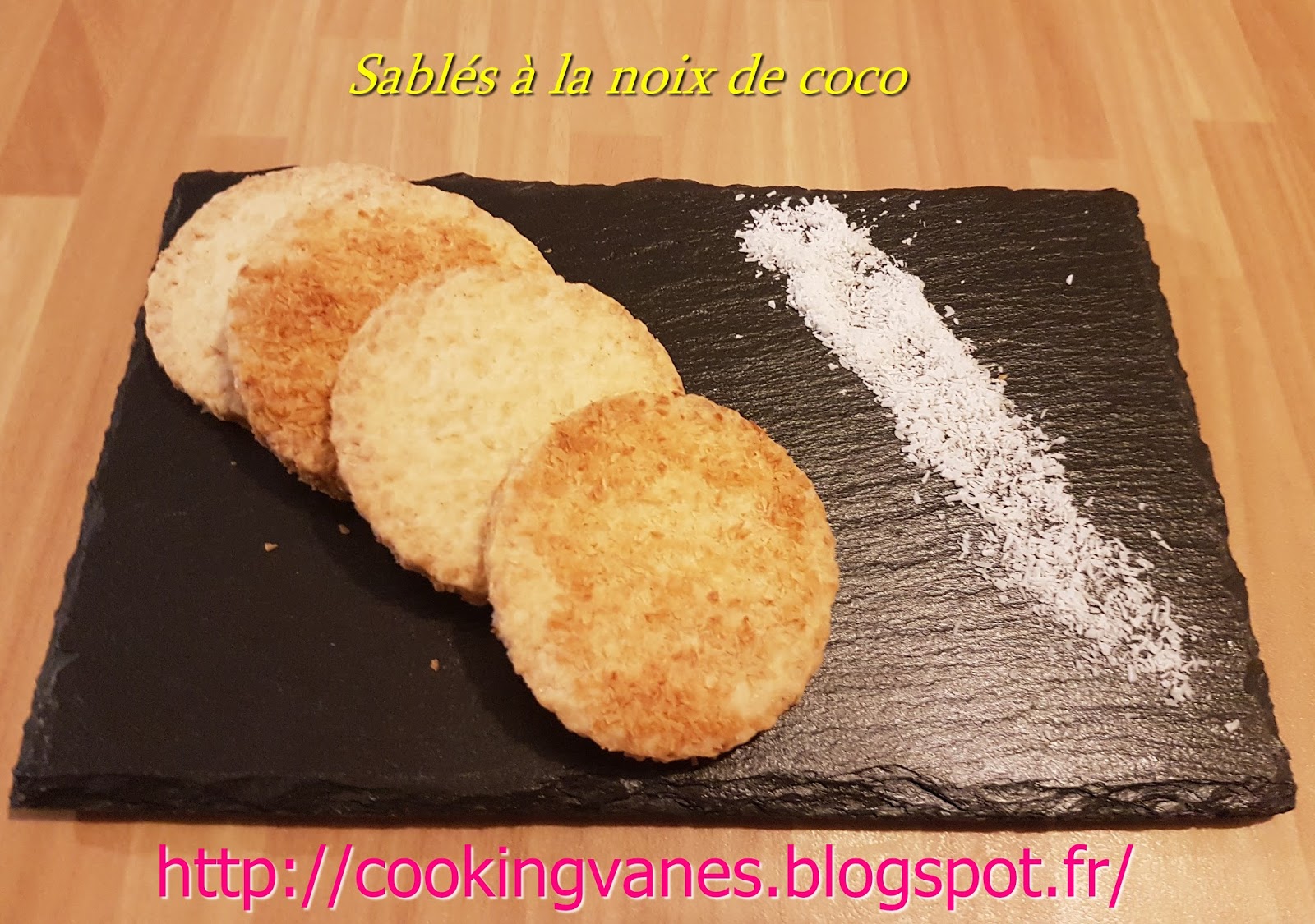 La cuisine de Mimi: Sablés à la noix de coco