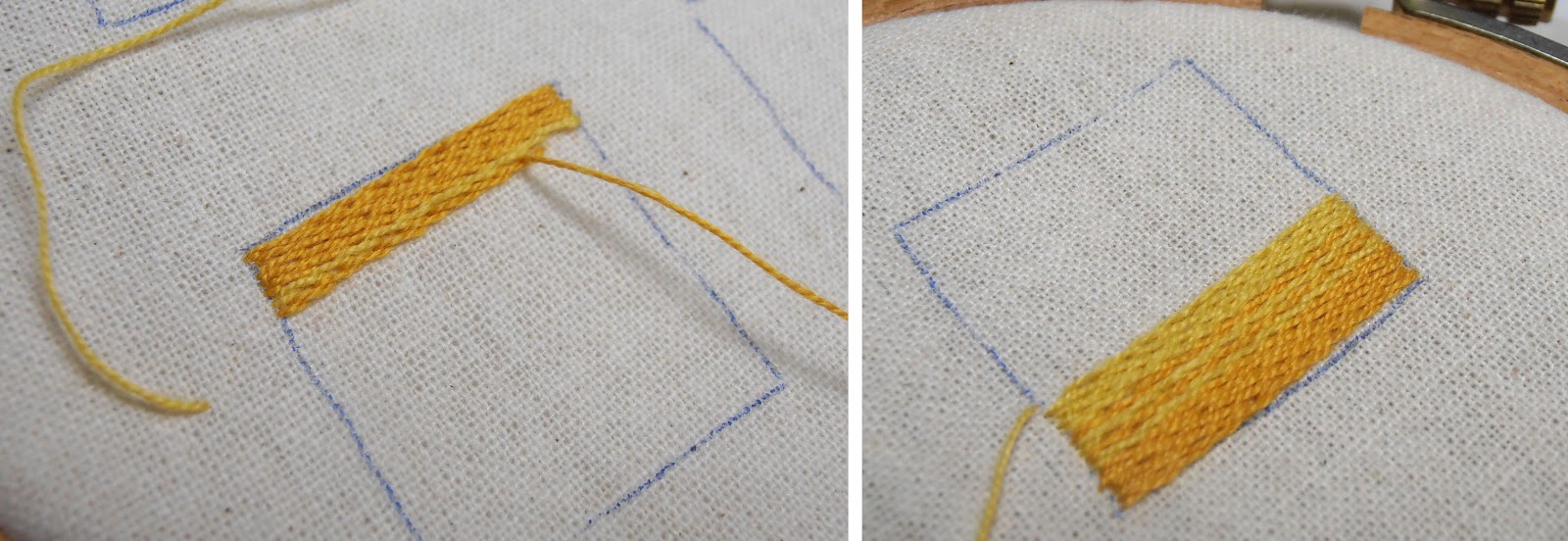 Shaded Stem Stitch Filling