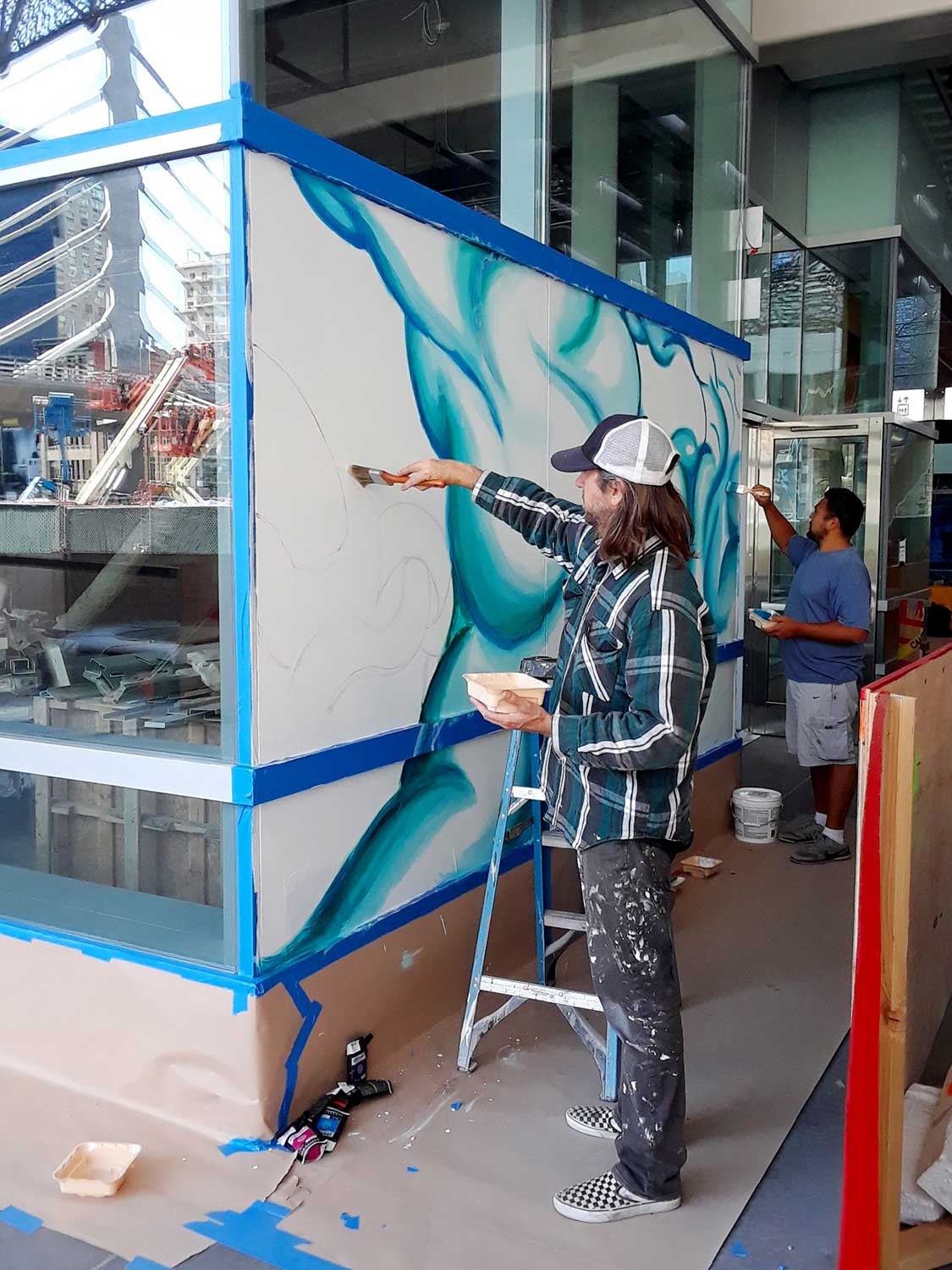 The Artwork of Daryll Peirce: SF Transbay Transit Center Mural
