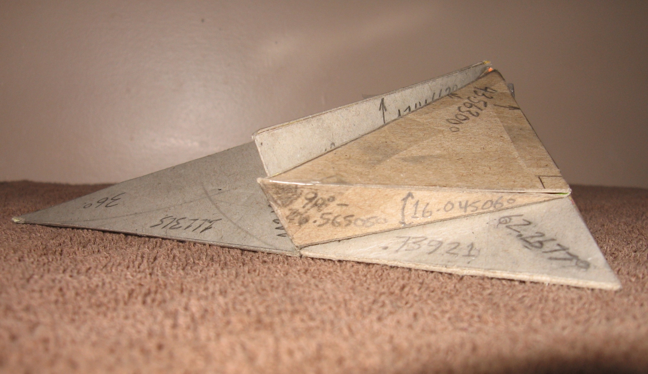 Roof Framing Geometry: Golden Rhombus Study