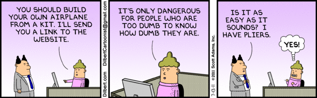 Larry's Airplane: Dilbert