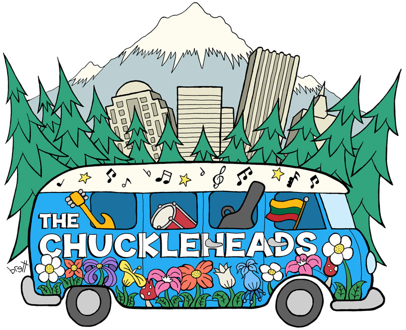 Brett Gilbert: Tour T-Shirt for the band The Chuckleheads