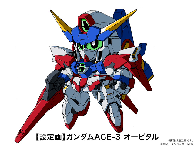 SD Gundam AGE-3 Normal, Orbital and Fortress official images updated ...