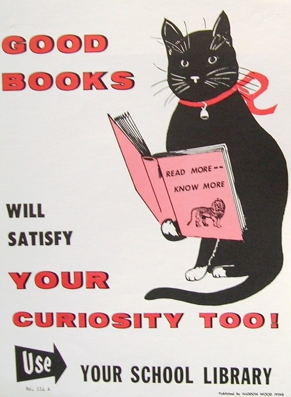 Mystery Fanfare: School Library Month: Poster of the Day