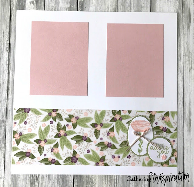 Gathering Inkspiration: Floral Romance Scrapbook Pages