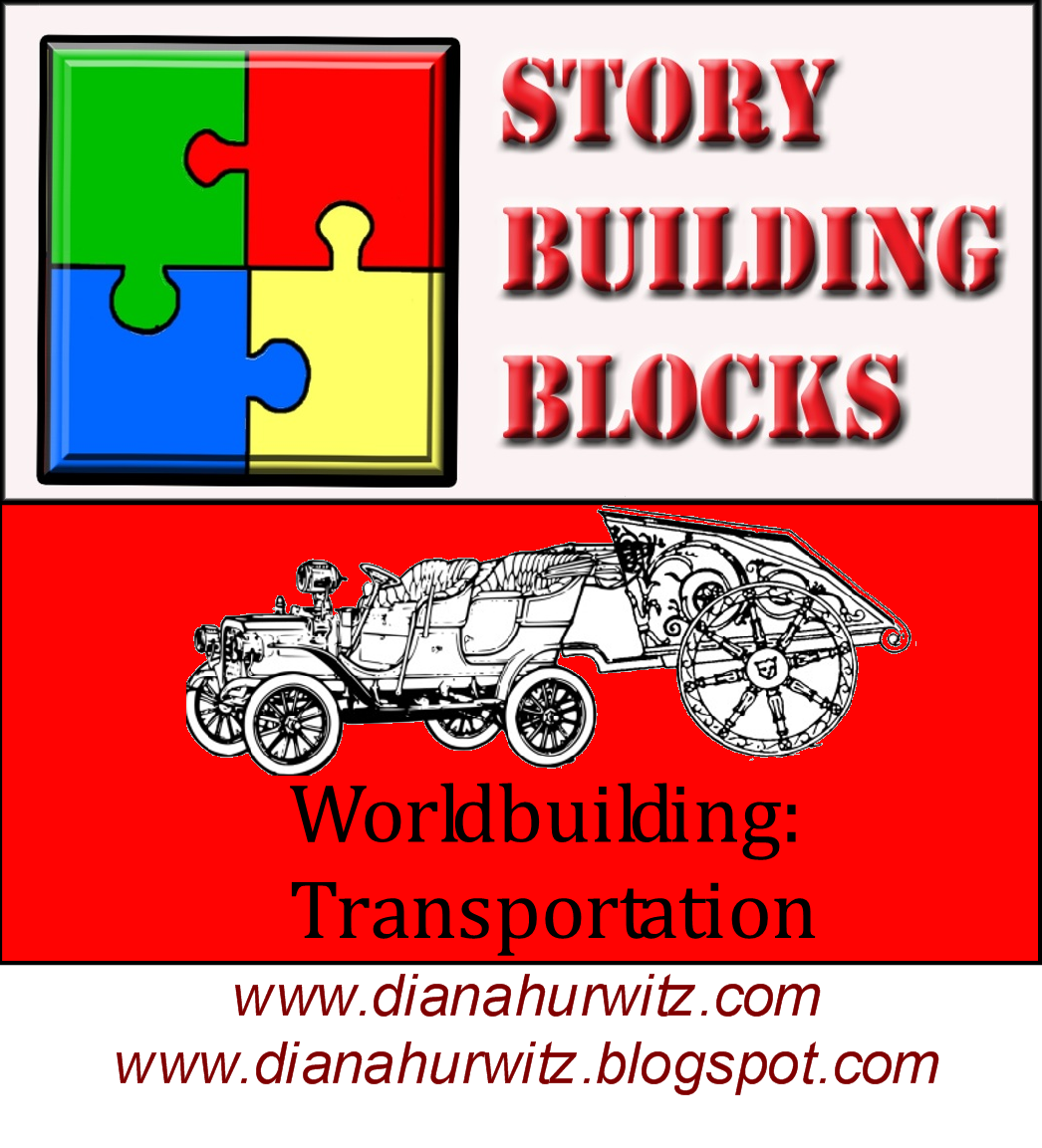 Story Building Blocks: Game On!: Worldbuilding: Transportation