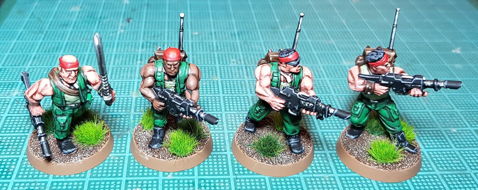 More Catachan minis painted