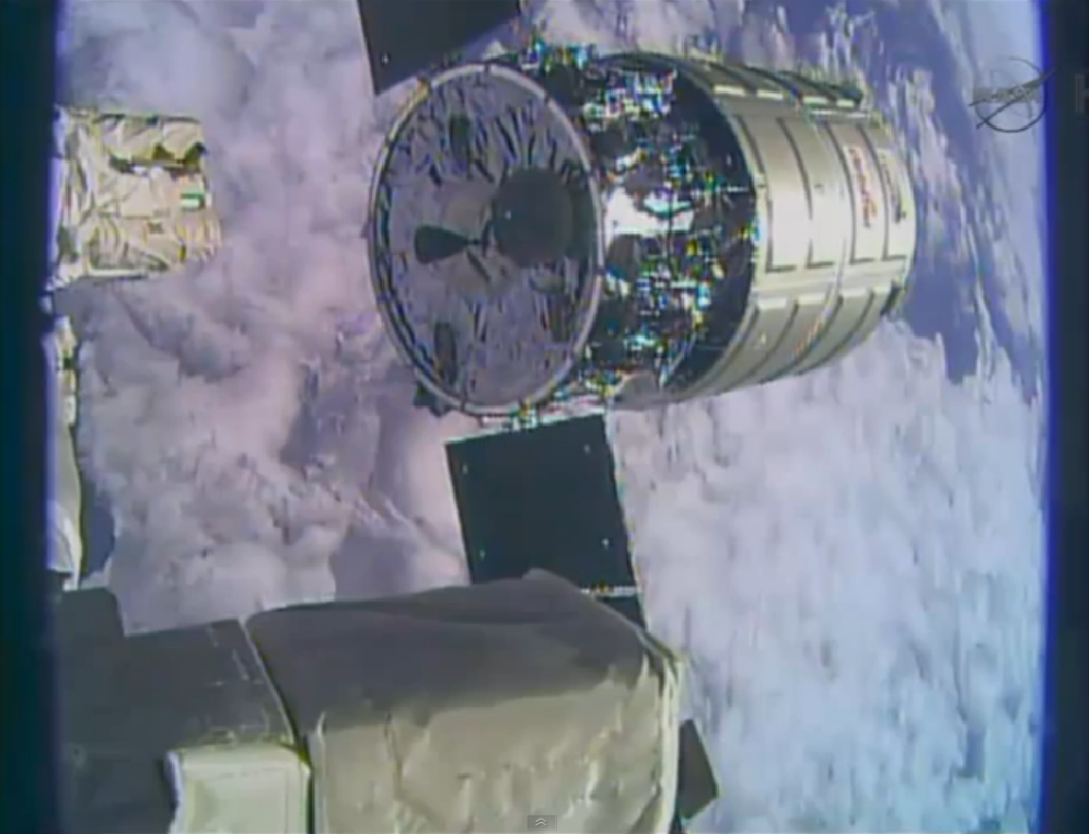 News Spazio: Orb-2, l'arrivo della capsula Cygnus sulla Stazione ...