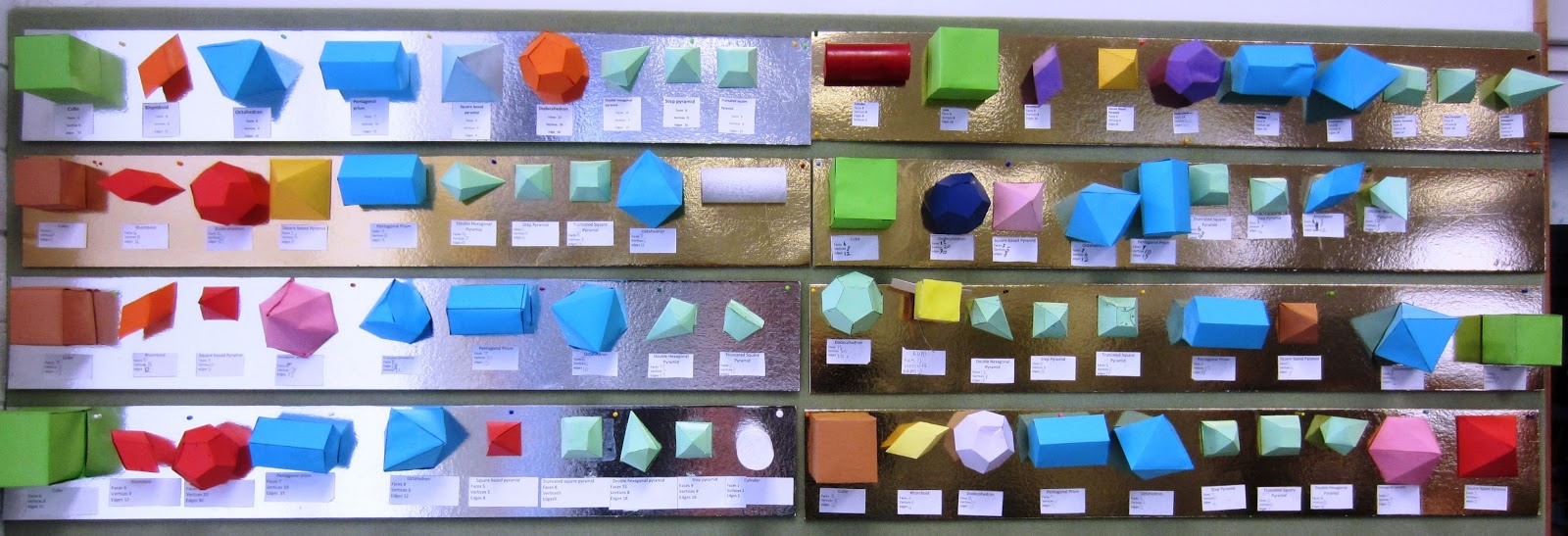 Blackas Bloggers: 3D Shapes Boards