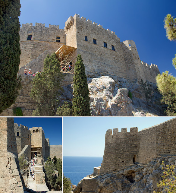 Exploring the World in 'Blue Velvet of Sark': Lindos Castle and Acropolis