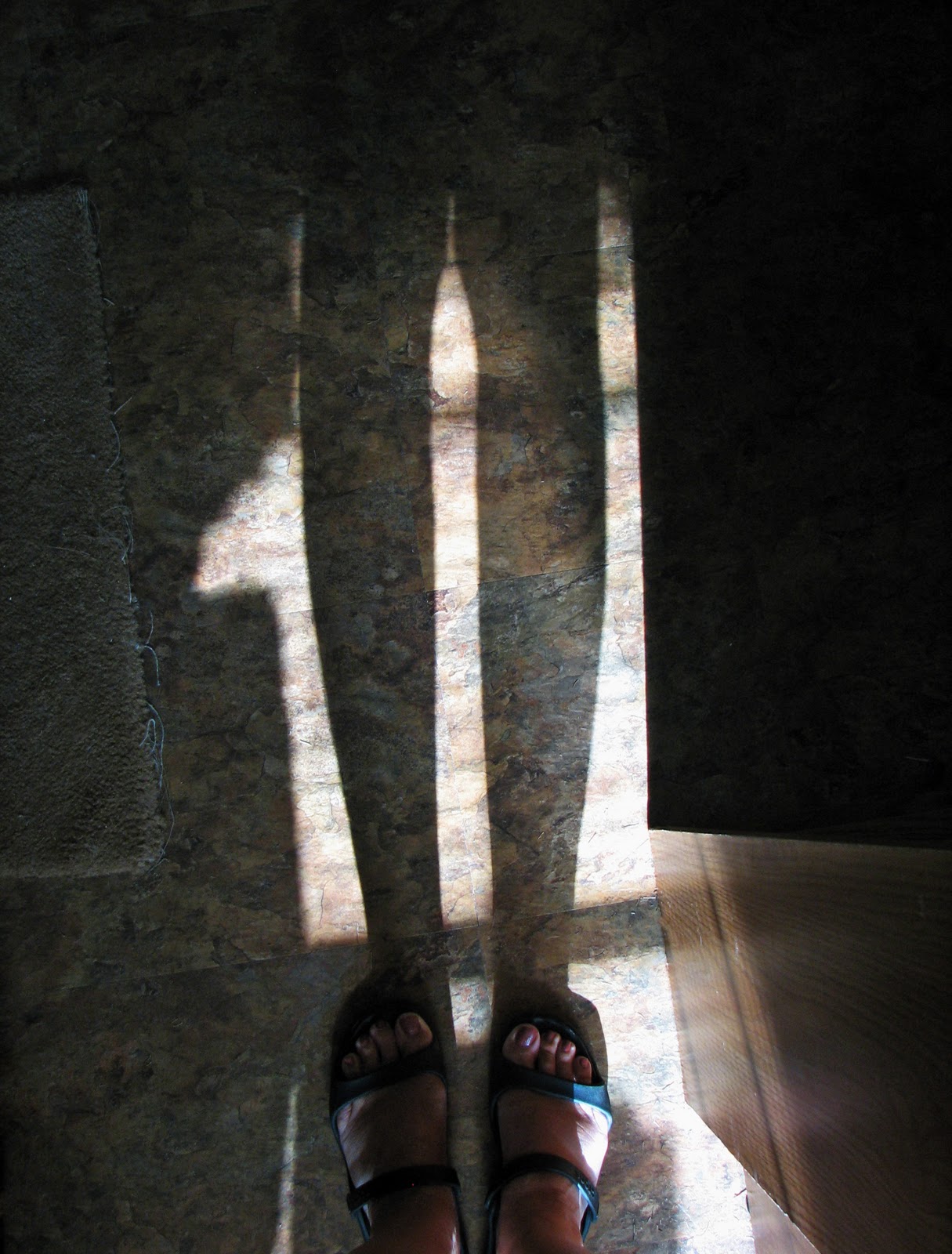 Velvet Sacks: My tall, thin shadow