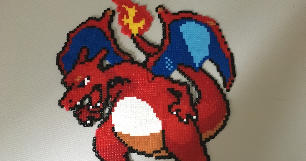 My Wonder Things: Hama mini Charizard!