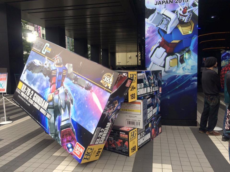 GUNDAM GUY: Large Gunpla Boxes Display @ Gunpla Expo World Tour Japan ...