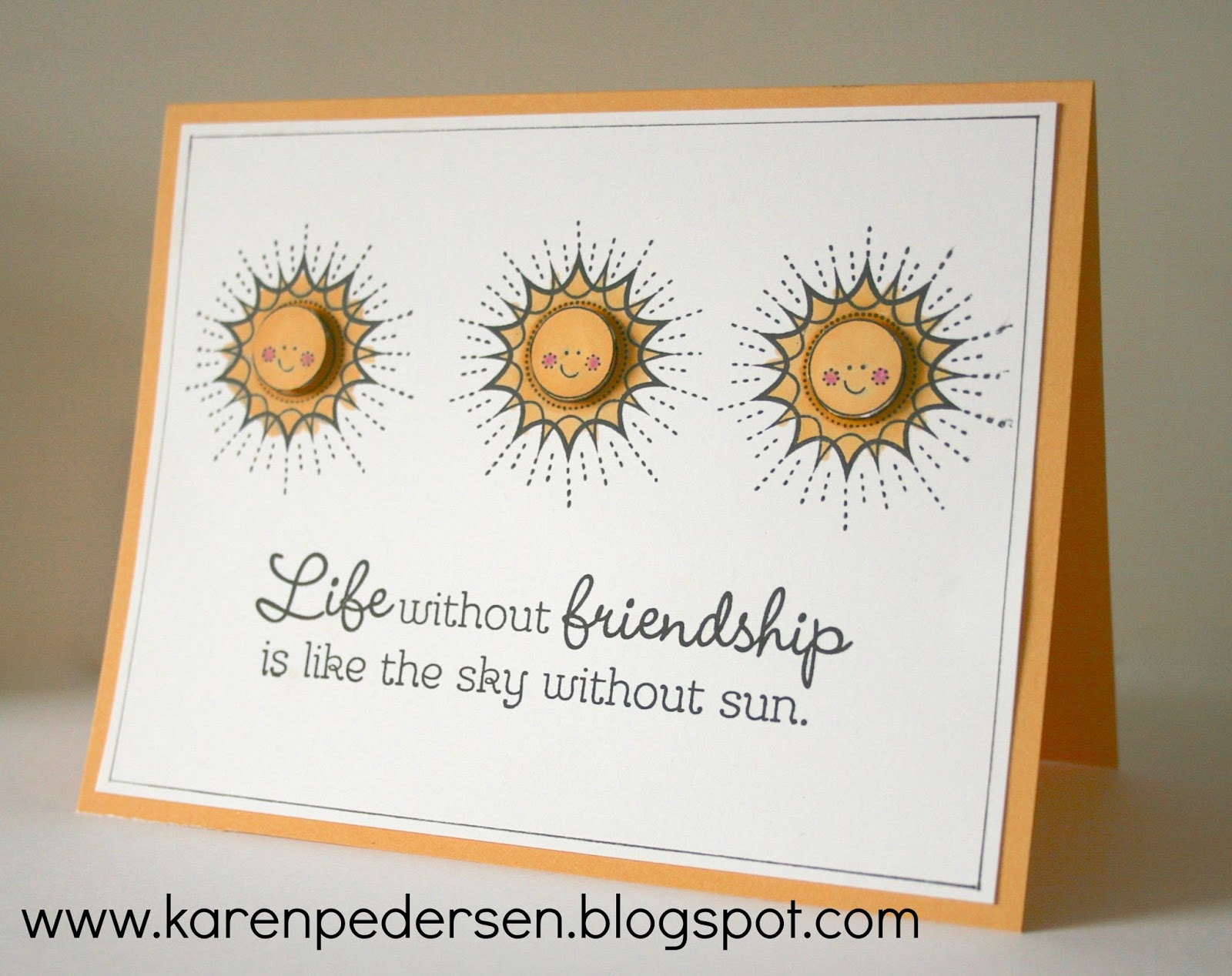 Karen Pedersen: Sunshine Card