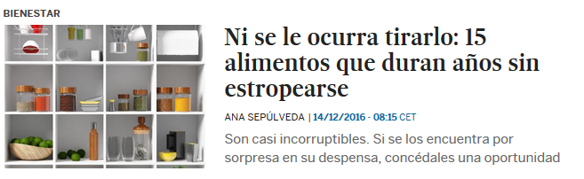 JANTOKIPU: ALIMENTOS QUE DURAN AÑOS SIN ESTROPEARSE