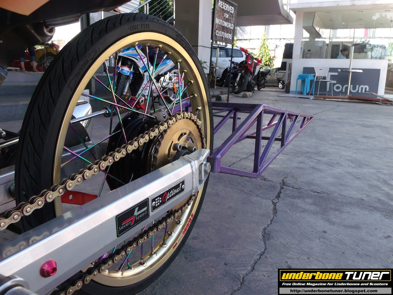 underbone tuner: Thai Style Yamaha Vega Force Dragster