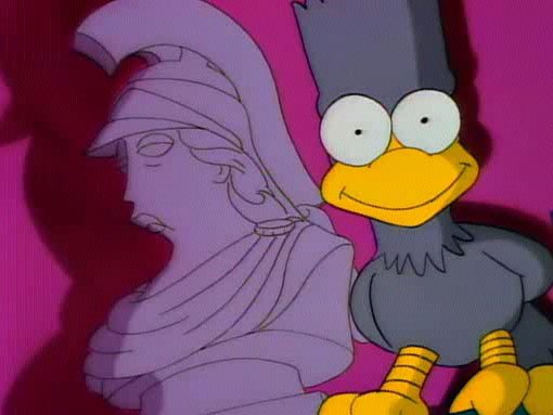 LITERATURA UNIVERSAL: EL CUERVO DE POE EN LOS SIMPSON