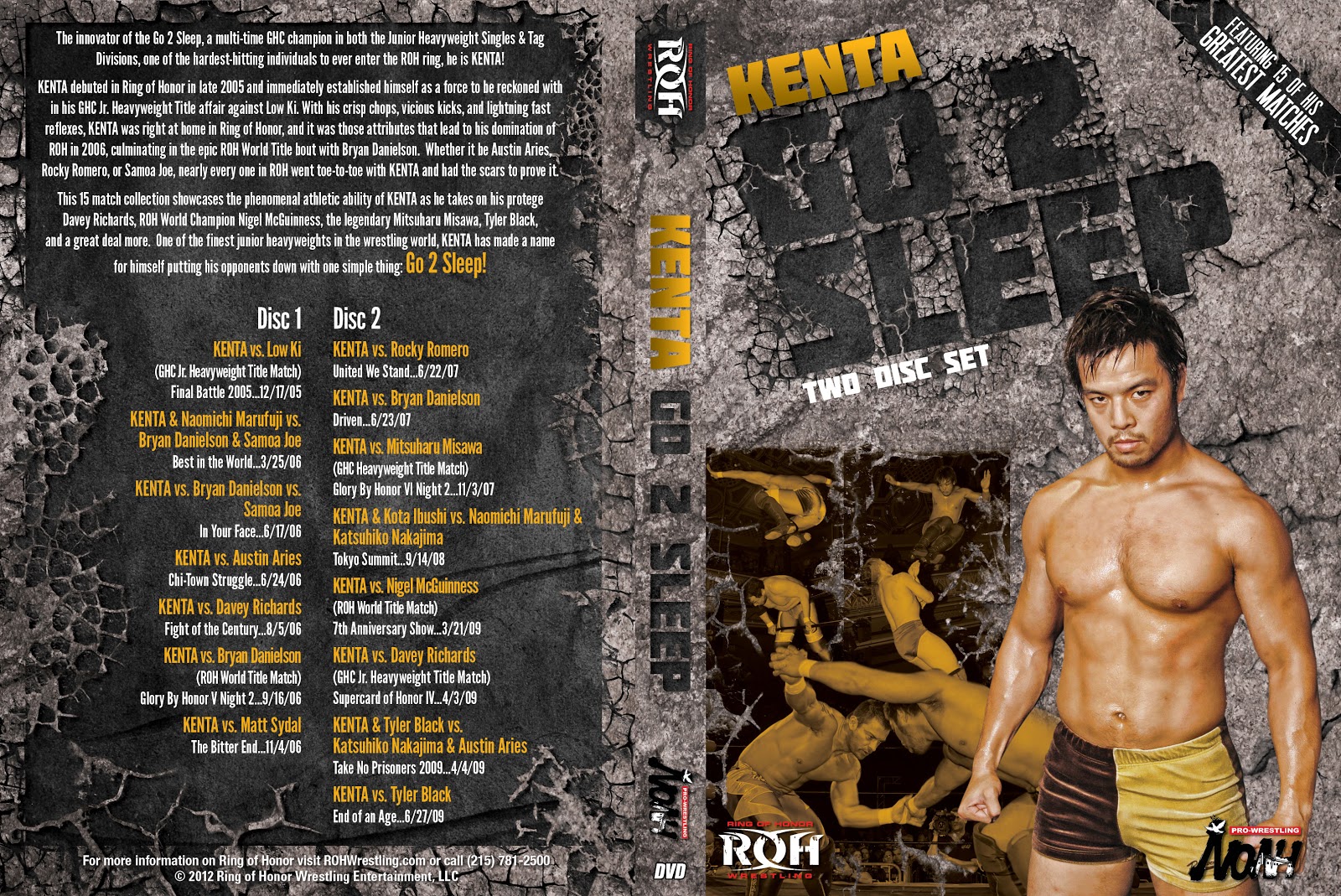 The Wrestling HUB: Reviews: ROH KENTA: Go 2 Sleep Review