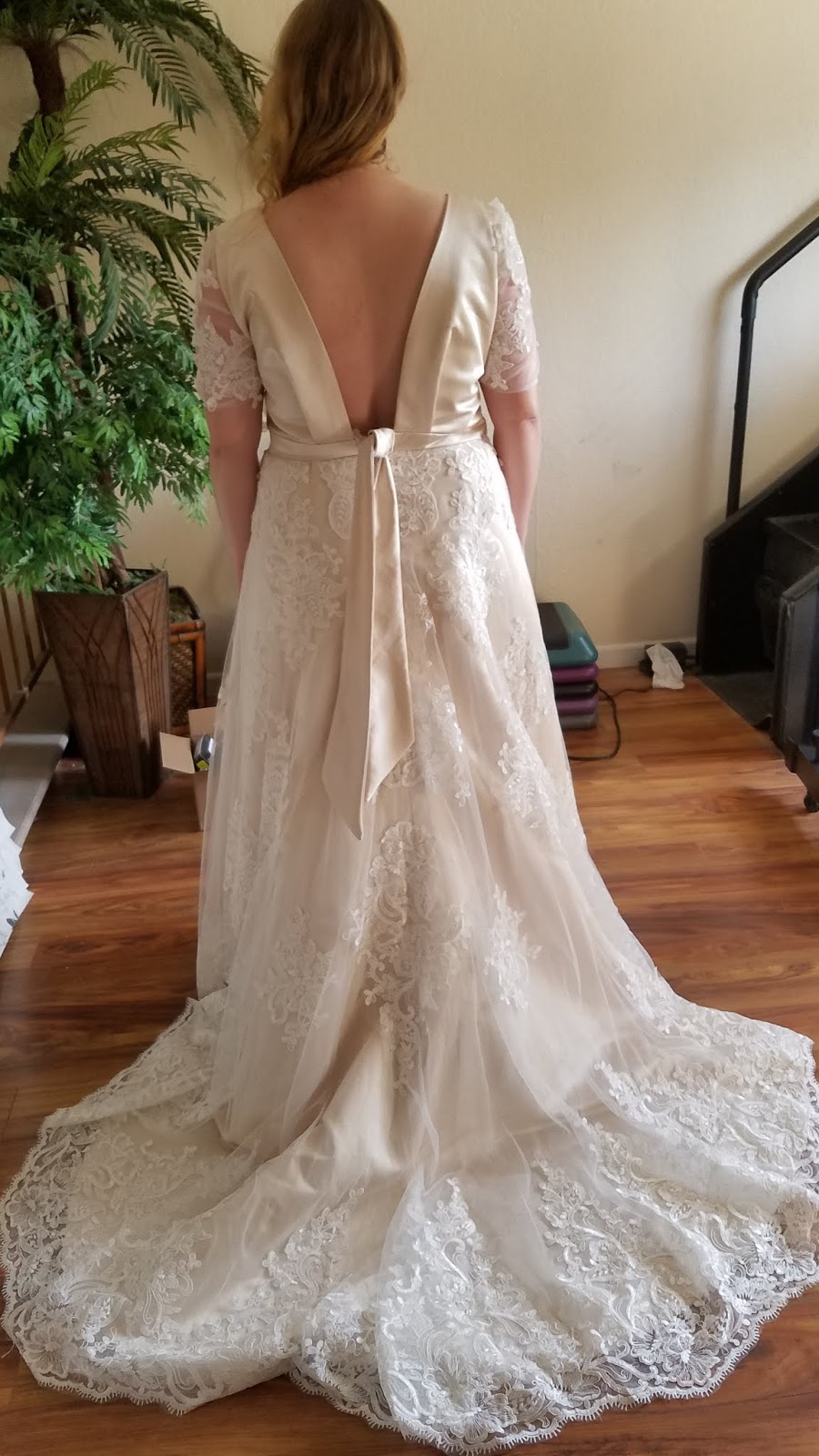Bridal dress makeover