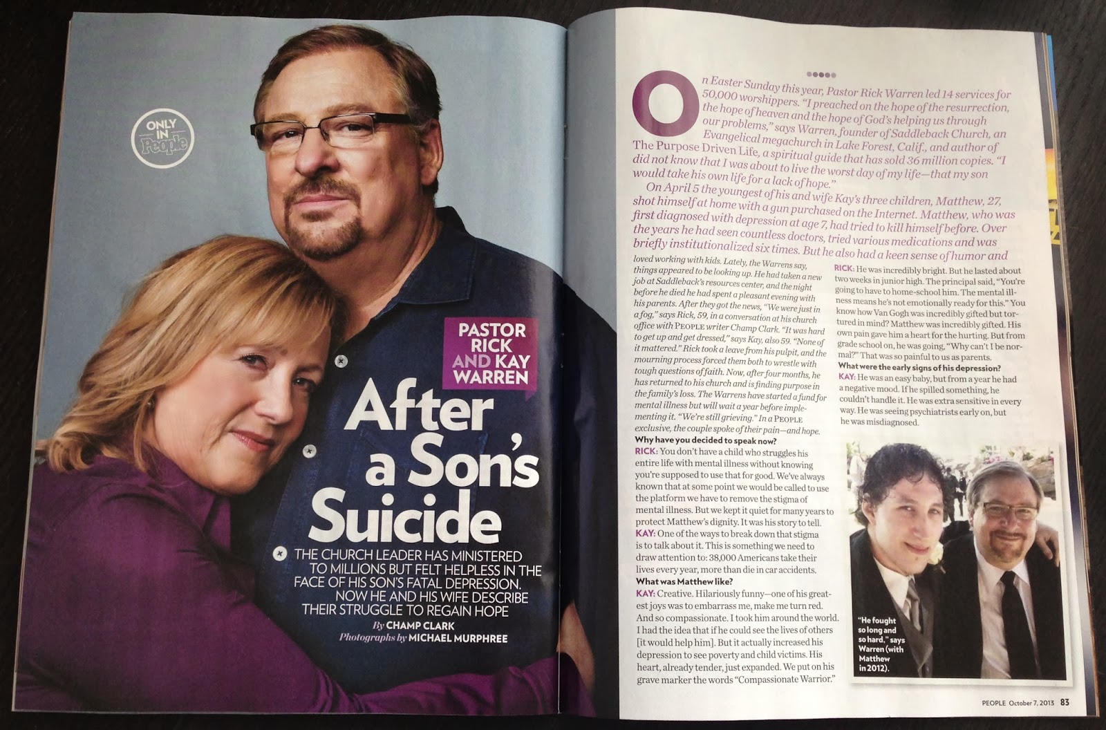 Michael Murphree's {Photography} Blog: People Magazine Cover Story ...