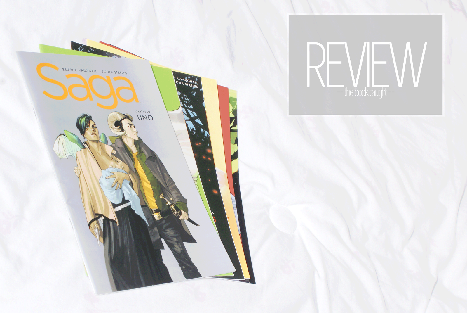 GRAPHIC NOVEL REVIEW: SAGA 1-6 - The Book Taught