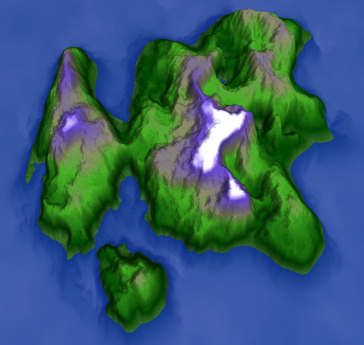 DND Maps: Terrain Island