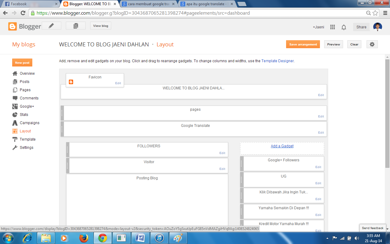 SEWA ALAT PROYEK BOGOR: Cara pasang Google_translate dengan Mudah