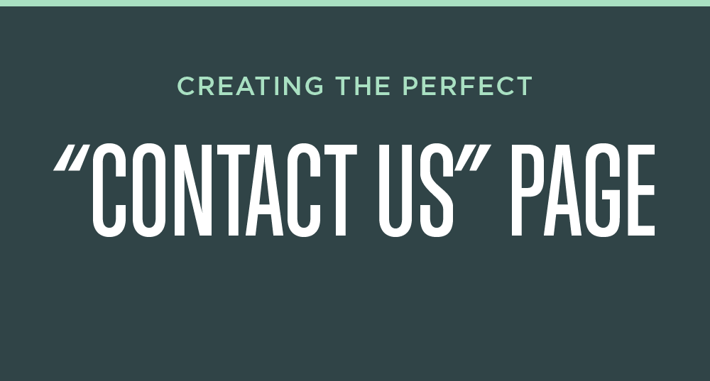 Creating the Perfect “Contact Us” Page [Infographic] / Digital ...