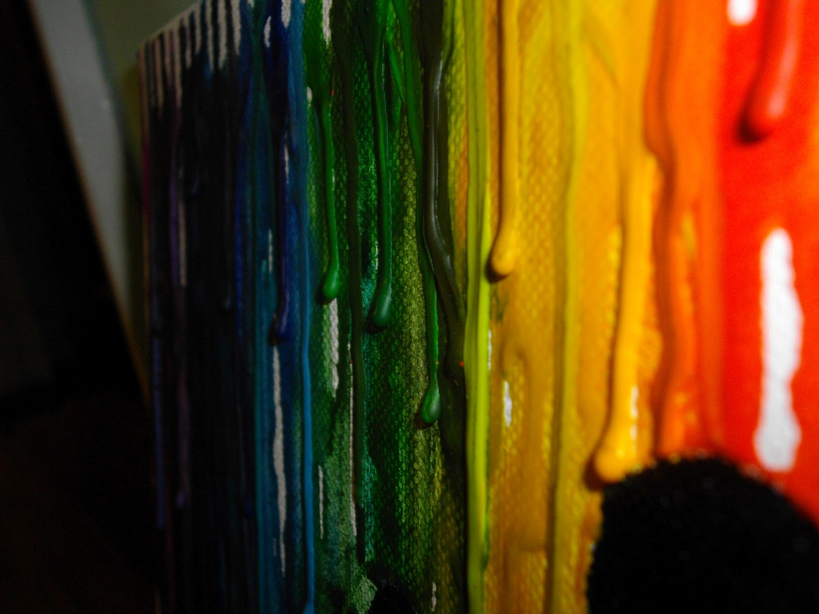 Paigeedd!: Rainbow Melted Crayon Art