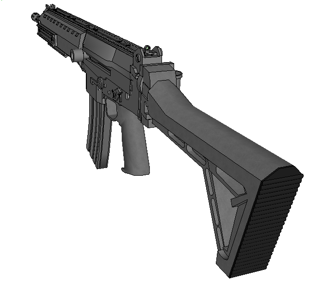 Alan Ferreira Design 3D: [Novo] Fuzil Imbel IA2 5,56mm, das Forças ...