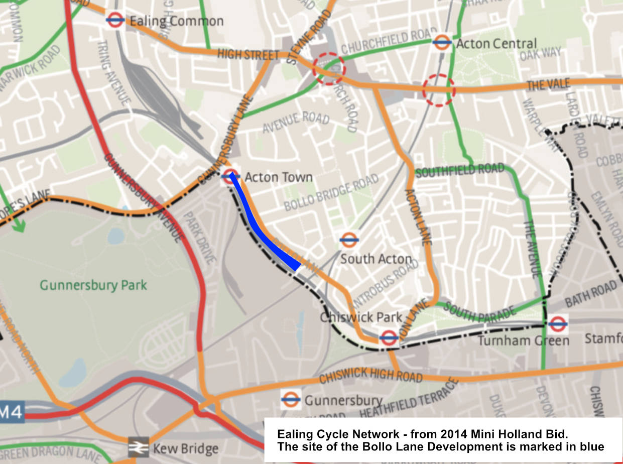 Ealing Cycling Campaign: Bollo Lane Development