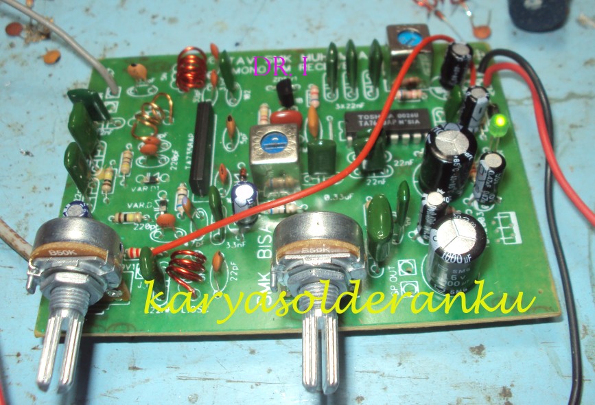 Karya Solderanku: Receiver FM With RF Front-End TA7358AP