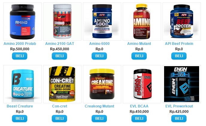 jual suplemen fitnes gym