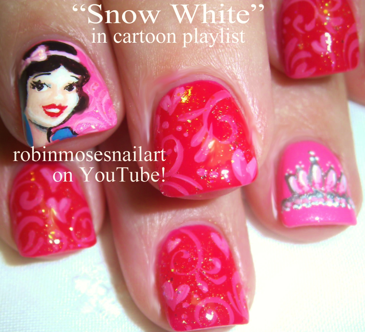 Nail Art by Robin Moses: disney princess nails