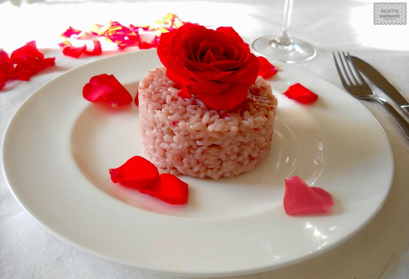 Ricette Barbare: Risotto alle rose