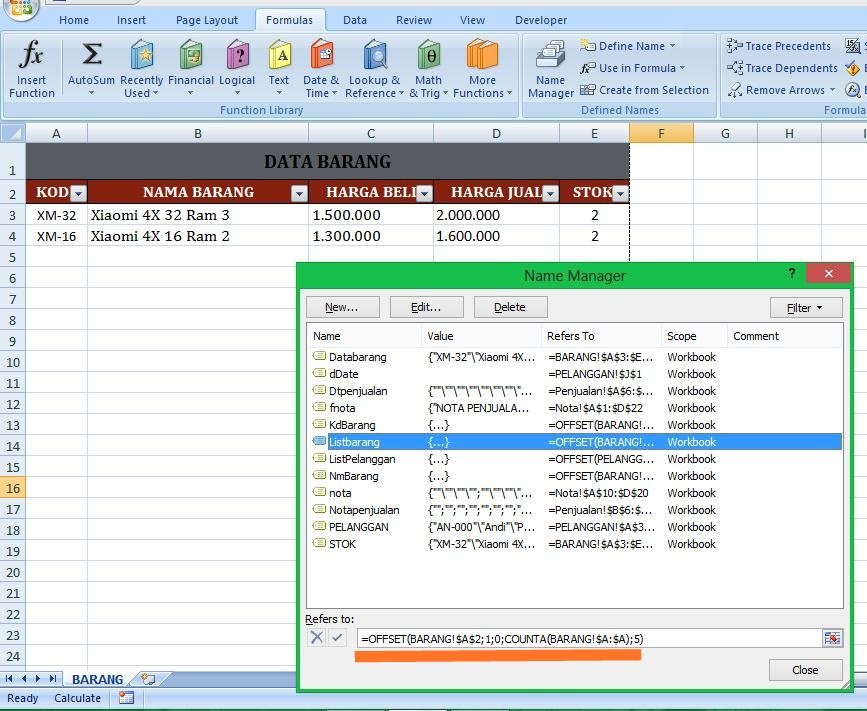Cara Membuat Coding Simpan di Userform Excel - BERBAGI INFORMASI