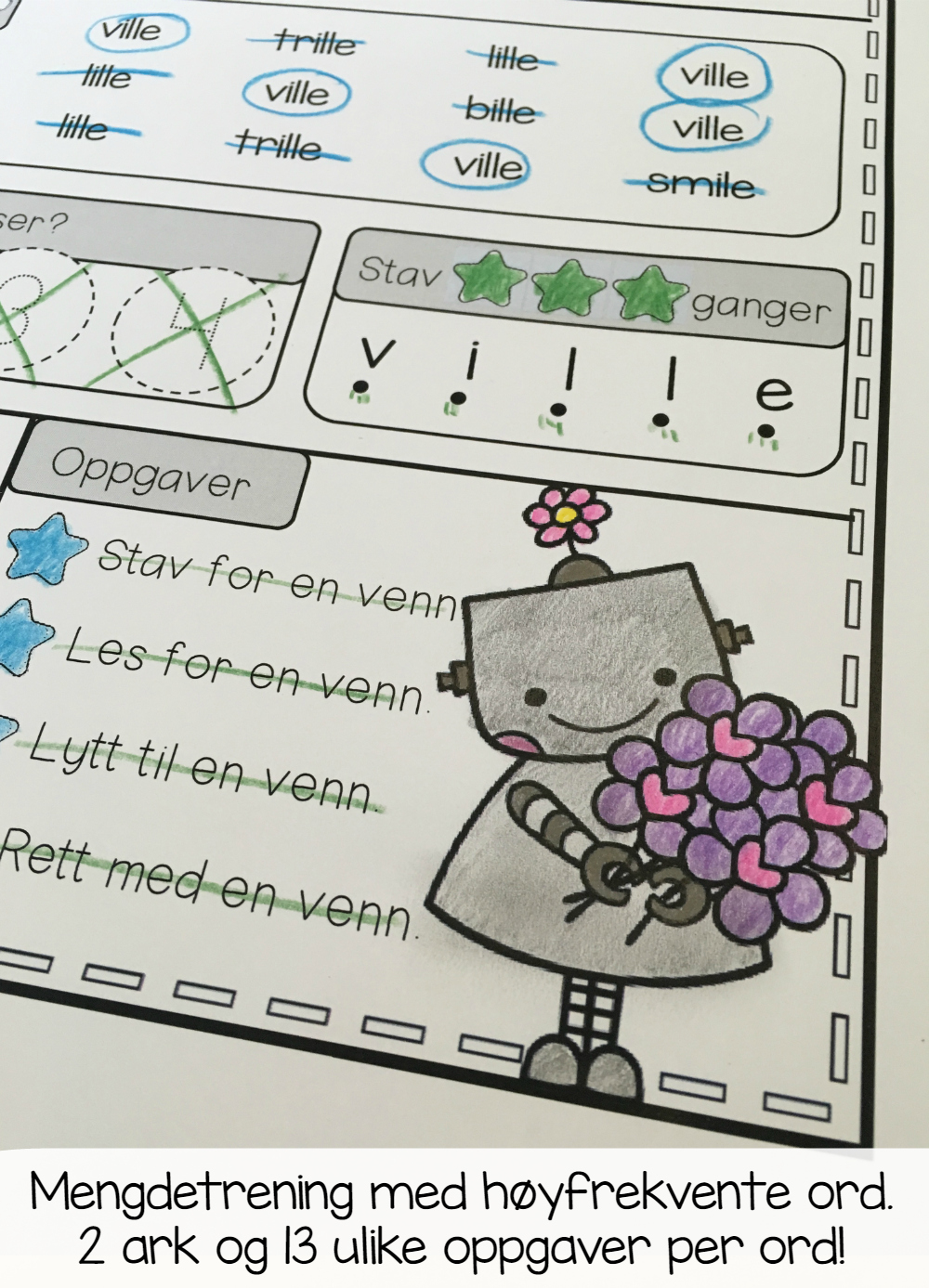 Malimo Mode NO: Vi koser oss med høyfrekvente ord!